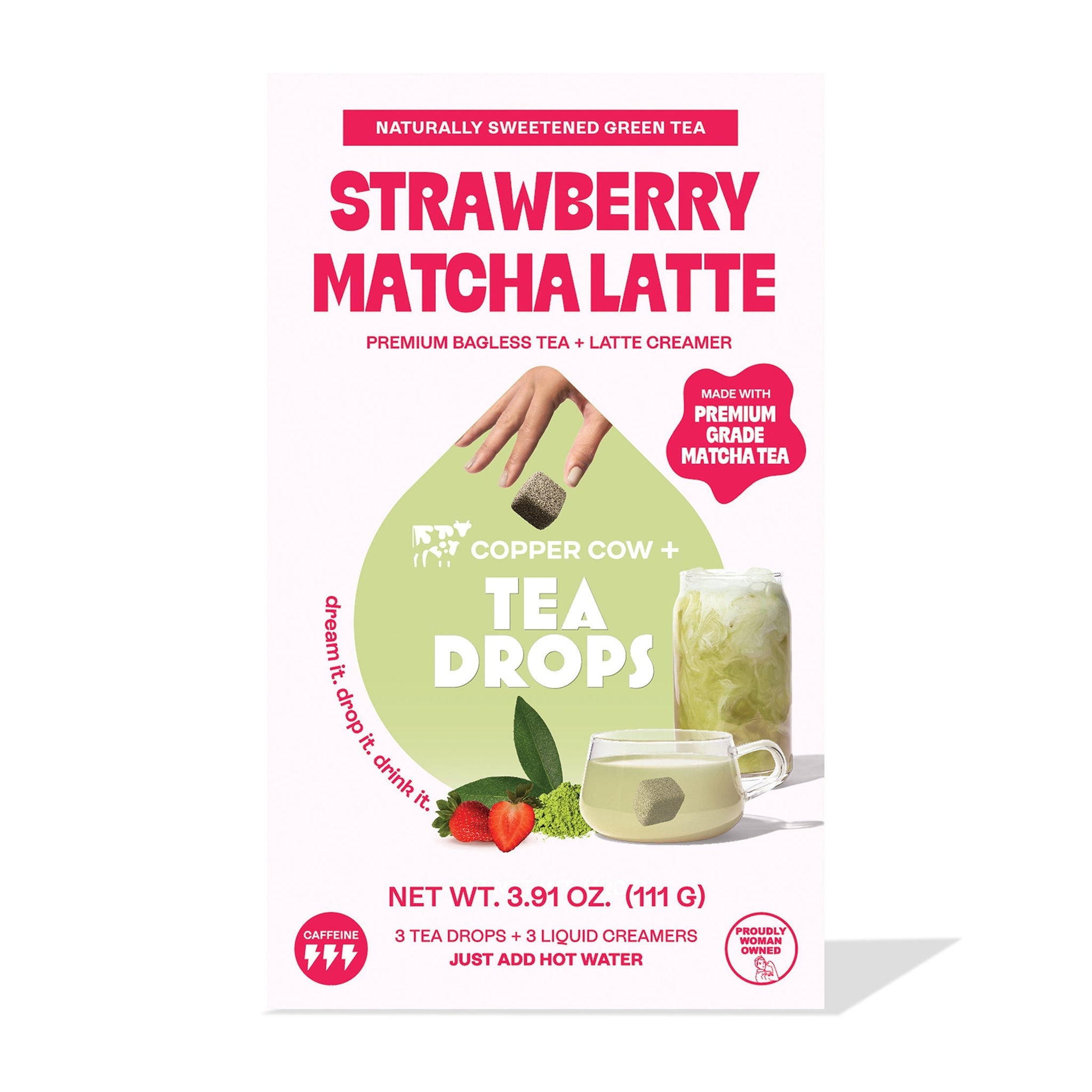 Strawberry Matcha Latte Kit – Tea Drops
